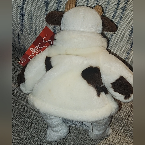Russ | Toys | New Russ Berrie Mooella Brown White Cow Spotted Coat ...